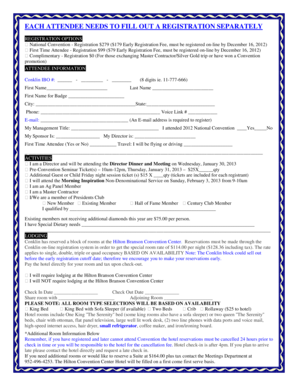 Fillable Online Paper Registration Form - Conklin Fax Email Print ...