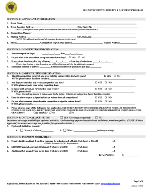Fillable Online Application for - Equisure, Inc. Fax Email Print - pdfFiller