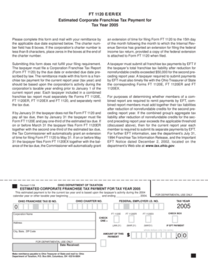 Fillable Online FT 1120 E/ER/EX Fax Email Print - pdfFiller