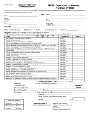 Fillable Online KENTUCKY INCOME TAX FROM - FormSend Fax Email Print ...