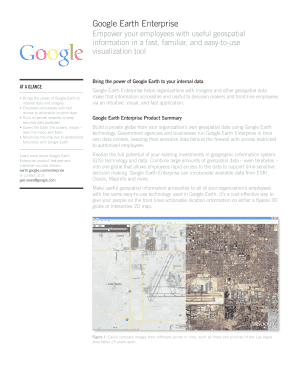 Fillable Online Google Earth Enterprise Fax Email Print - pdfFiller
