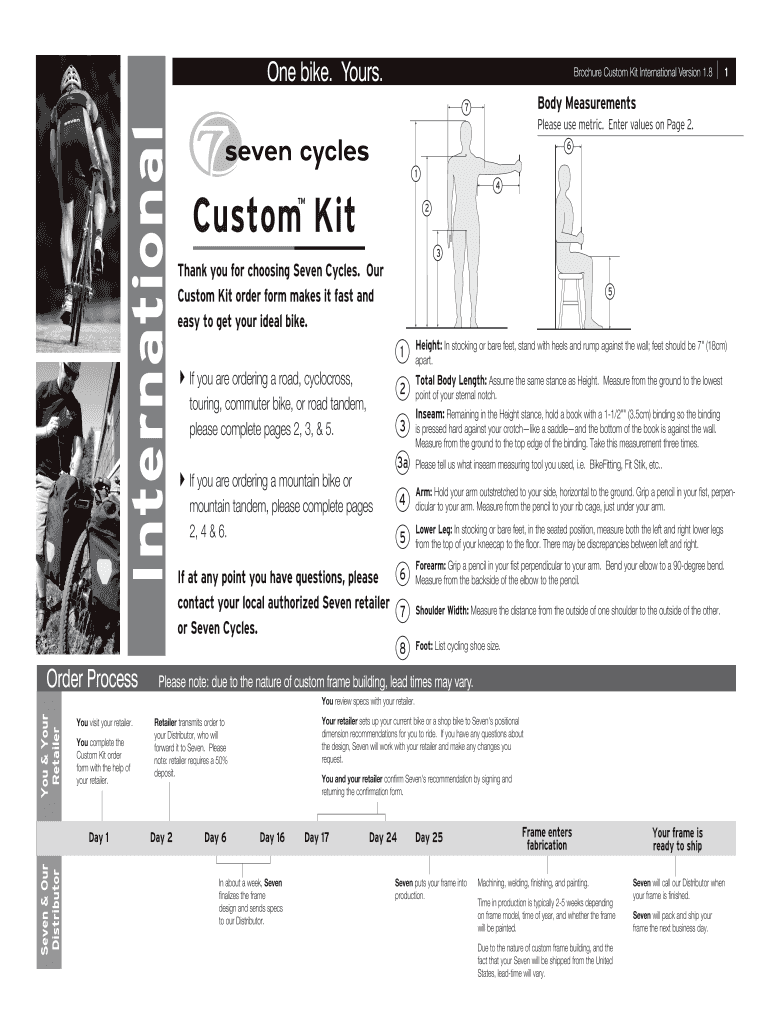 Fillable Online Brochure Custom Kit International Version 1.8 Fax Email ...