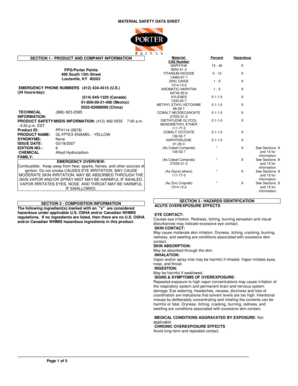 Fillable Online PRODUCT NAME GLYPTEX ENAMEL YELLOW Fax Email Print ...