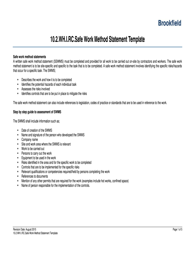 Statement Of Work Fill Online Printable Fillable Blank PdfFiller