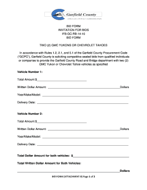 Fillable Online IFB-GC-RB-14-10 BID FORM (ATTACHMENT B).pdf - Rocky ...