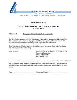 Fillable Online Addendum No 1 - New Unit 6 - 4x4pickuppdf - Rocky ...