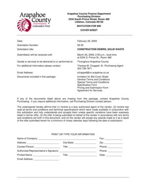 Fillable Online CONSTRUCTION DEBRIS, SOLID WASTE Fax Email Print ...