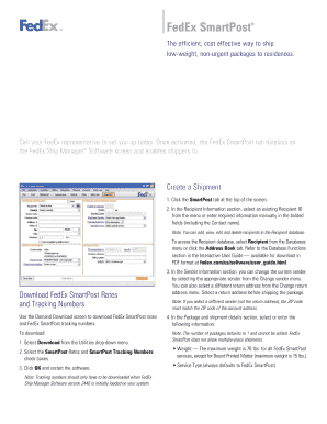 Fillable Online The efficient, cost effective way to ship Fax Email Print - pdfFiller