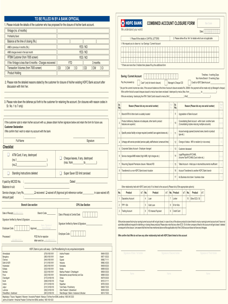 How To Close Hdfc Bank Account Online Fill Out Sign Online DocHub How To Close Hdfc Bank Account Online Fill Out Sign Online DocHub