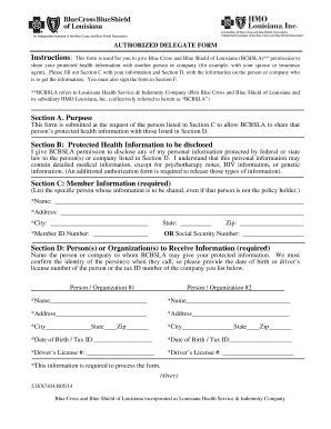 Fillable Online Authorized Delegate Form. Authorized Delegate Form Fax ...
