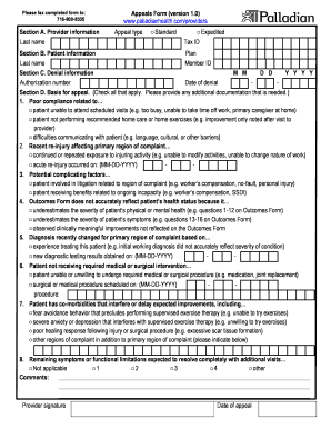 Emblem Appeal Form - Fill Online, Printable, Fillable, Blank | pdfFiller