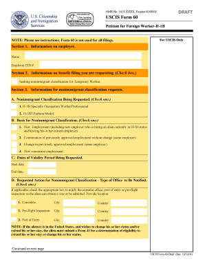 Fillable Online USCIS Form 60 - ILW.com Fax Email Print - pdfFiller