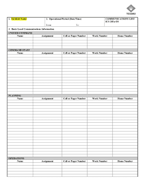 Fillable Online 205a Communications List - Nuka Research amp Planning Fax Email Print - pdfFiller
