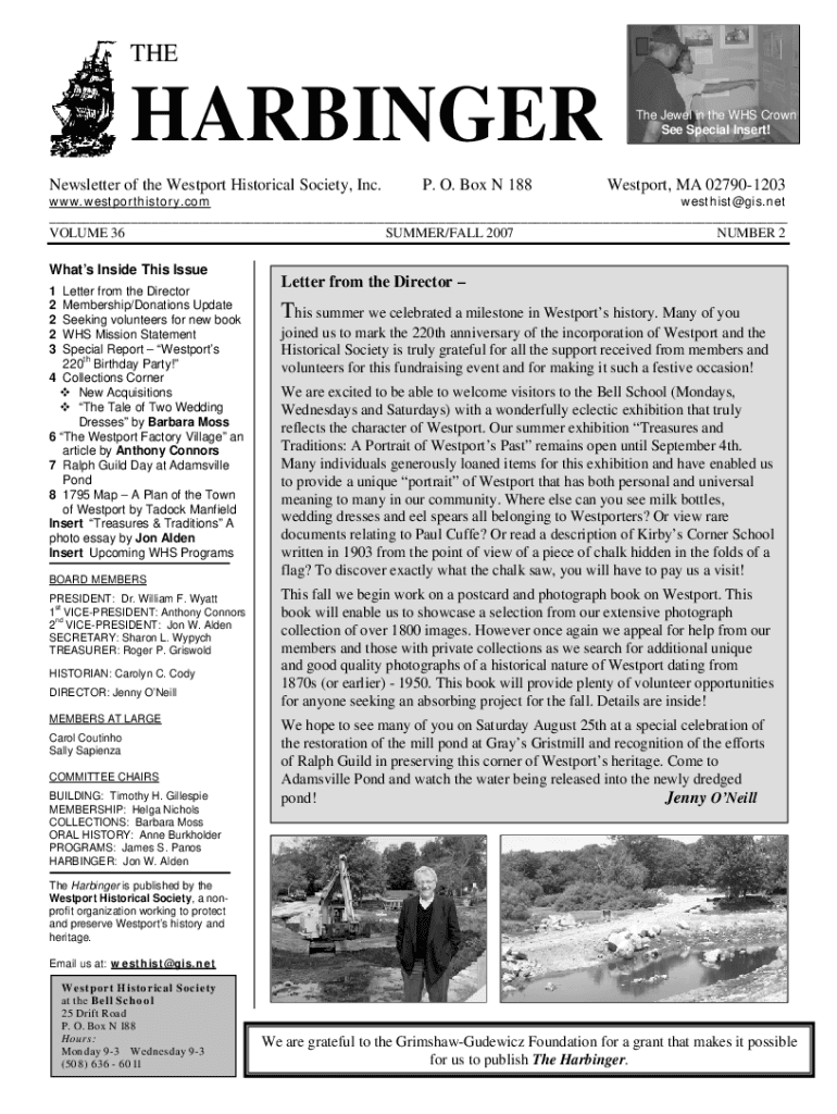 The Harbinger: Fill out & sign online | DocHub