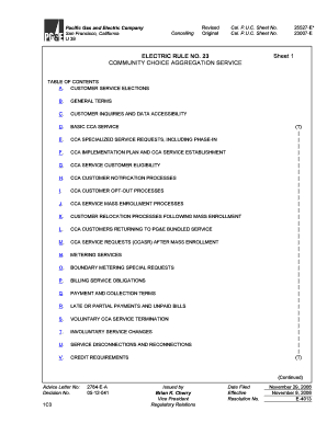 Fillable Online COMMUNITY CHOICE AGGREGATION SERVICE Fax Email Print - pdfFiller