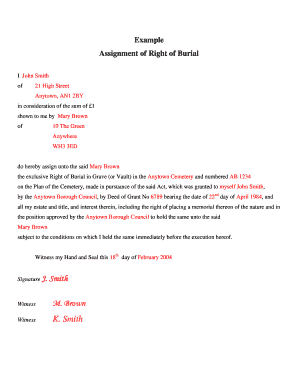 Fillable Online Assignment Form - ICCM Fax Email Print - pdfFiller