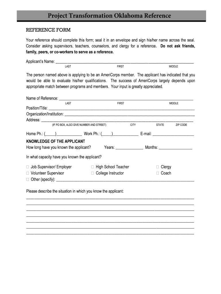 Fillable Online projecttransformation Project Transformation Oklahoma ...