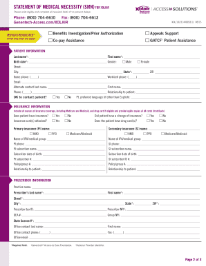 Fillable Online XOLAIR Statement of Medical Necessity Form - Genentech ...
