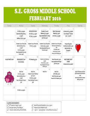 Fillable Online district95 SE GROSS MIDDLE SCHOOL - BrookfieldLaGrange ...