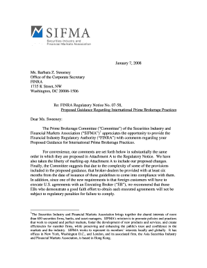 Fillable Online Re: FINRA Regulatory Notice No Fax Email Print - pdfFiller