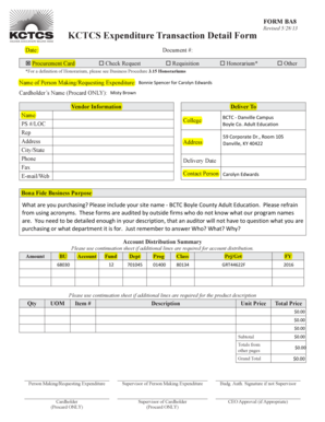 Ba8 Form - Fill Online, Printable, Fillable, Blank | pdfFiller