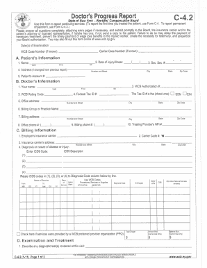 Fillable Online Doctors Progress Report C-4 - Heartland Medical ...