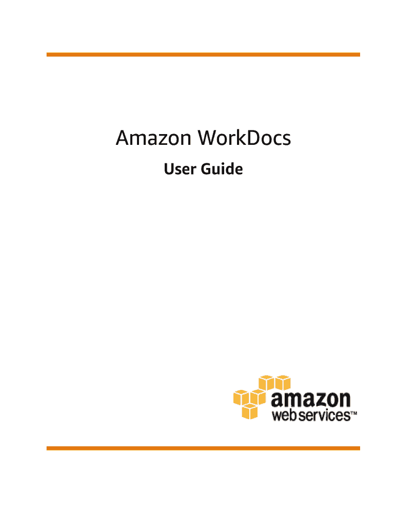 Fillable Online Amazon WorkDocs Fax Email Print - pdfFiller