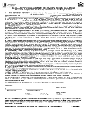 Fillable Online NEW FORM 8B FSBO COMMISSION AGREEMENT 7804doc Fax Email ...