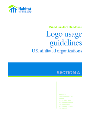 Fillable Online sdhfh Brand Builders Handbook Logo usage guidelines ...