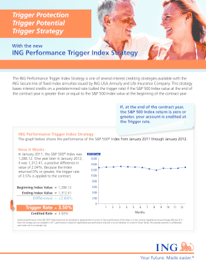 Fillable Online ING Performance Trigger Index Strategy Fax Email Print ...