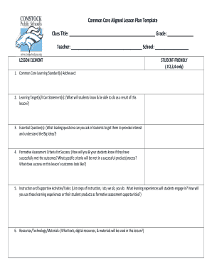 Fillable Online Class Title: Grade: Fax Email Print - pdfFiller