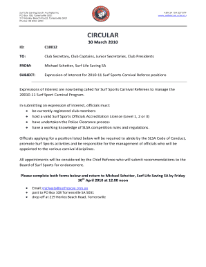 Fillable Online Club Secretary, Club Captains, Junior Secretaries, Club ...