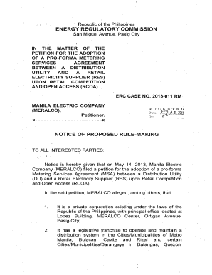 Fillable Online erc gov PETITION FOR THE ADOPTION - erc gov Fax Email ...