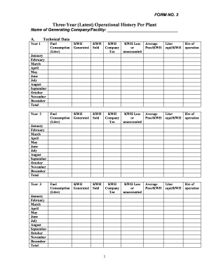 Fillable Online erc gov Threeyrform3.doc Fax Email Print - pdfFiller