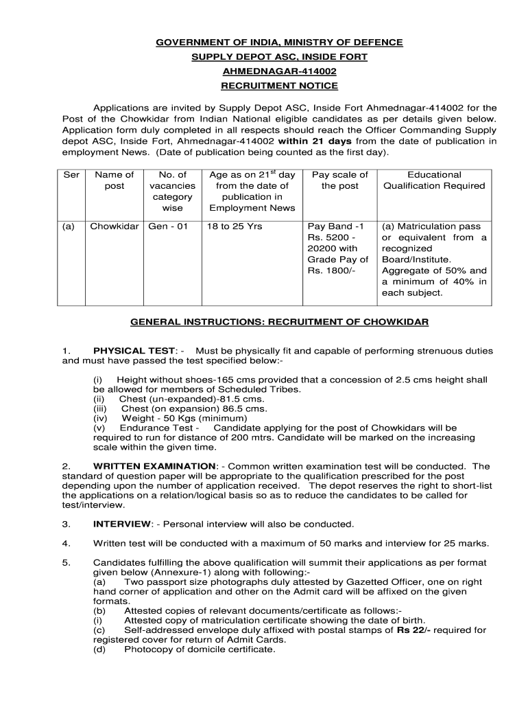 Fillable Online GOVERNMENT OF INDIA MINISTRY OF DEFENCE SUPPLY bb Fax ...