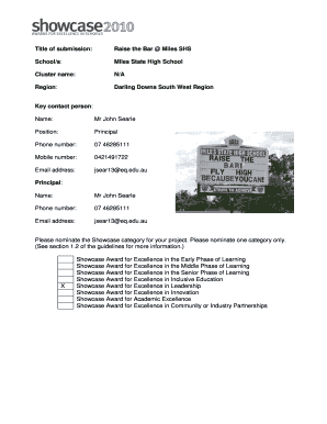 Miles State High School - Fill Online, Printable, Fillable, Blank ...