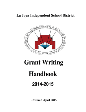 Fillable Online Grant Writing Handbook 2014-2015 Fax Email Print ...