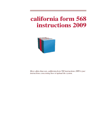 Fillable Online Bcalifornia form 568b instructions 2009 ...