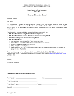 Fillable Online Simonton Elementary School - Gwinnett County Public ...