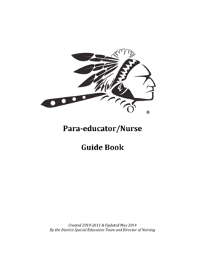 Fillable Online Paraeducator/Nurse Fax Email Print - pdfFiller