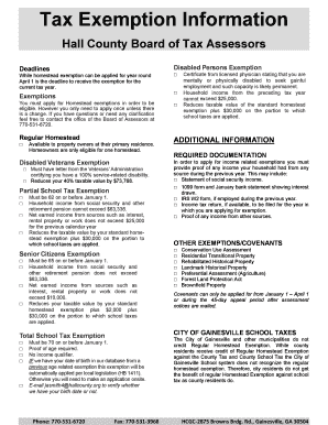 Fillable Online Tax Exemption Information Fax Email Print - pdfFiller