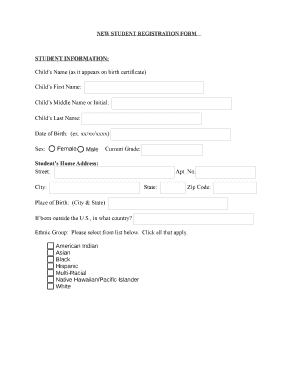 Fillable Online STUDENT INFORMATION - gatewayk12com Fax Email Print - pdfFiller