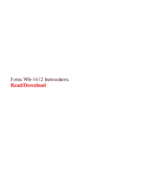 Fillable Online Form Wh-1612 Instructions - dehobdeucio Fax Email Print ...