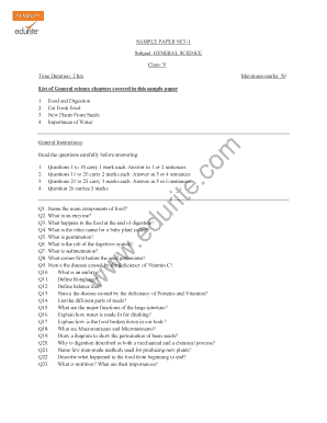 Fillable Online SAMPLE PAPER SET1 Fax Email Print - pdfFiller