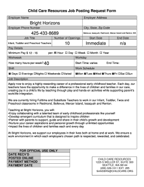 Fillable Online childcare Bright Horizons 425-433-b8689b - Child Care ...