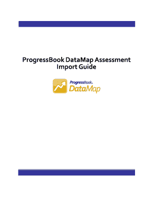 Fillable Online omeresa ProgressBook DataMap Assessment Import Guide ...