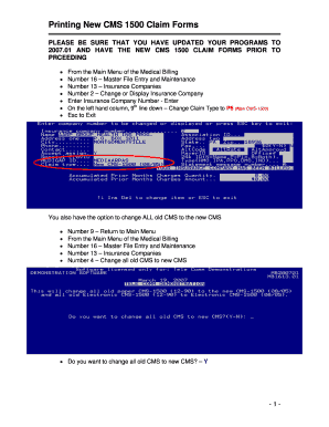 Fillable Online Printing New CMS 1500 Claim Forms - tcxmedcom Fax Email ...