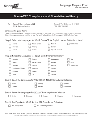 Fillable Online Quote Request Form - TransACT Fax Email Print - pdfFiller