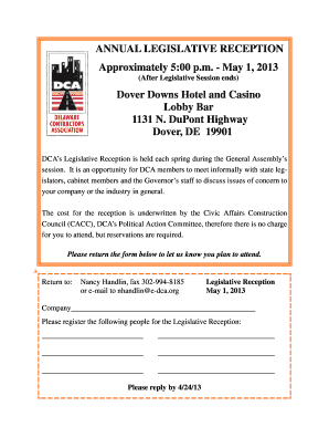 Fillable Online Legislative Reception Invitation - imageserv11team ...