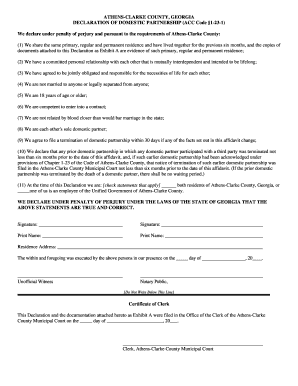 Fillable Online Domestic partnership DECLARATION rev 1-3-07doc Fax ...